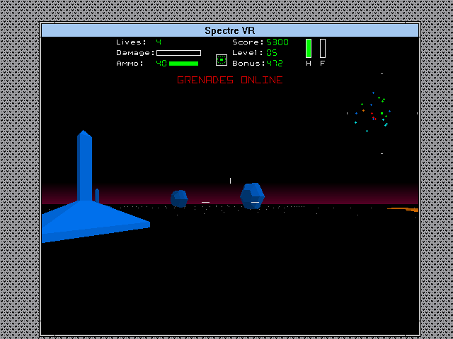 Screenshot of Spectre VR (Windows 3.x, 1993) - MobyGames