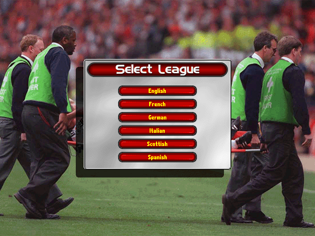Screenshot of Ultimate Soccer Manager 98 (Windows, 1998) - MobyGames