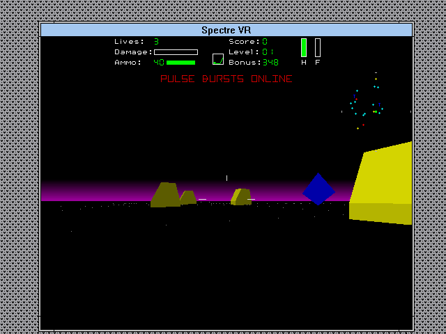 Screenshot of Spectre VR (Windows 3.x, 1993) - MobyGames