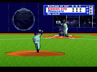 Screenshot of HardBall 5 (Genesis, 1995) - MobyGames