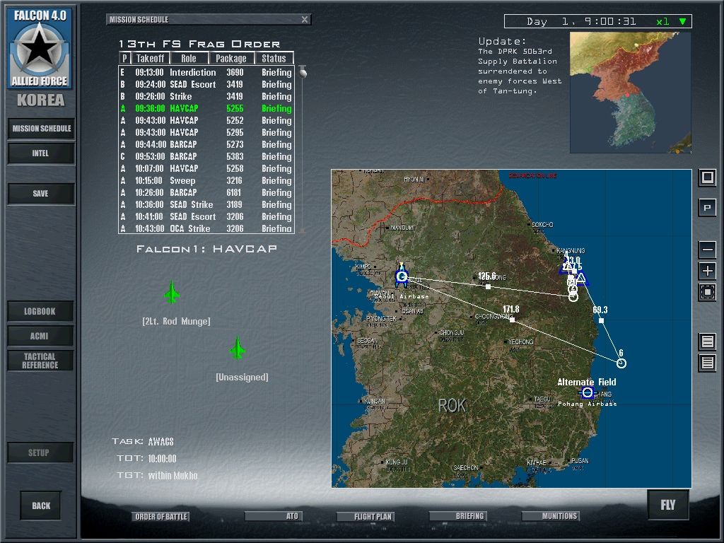 Screenshot of Falcon 4.0: Allied Force (Windows, 2005) - MobyGames