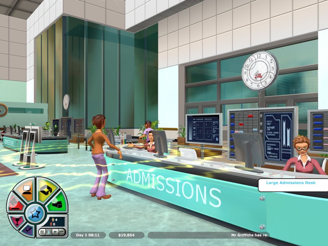 Screenshot of Hospital Tycoon (Windows, 2007) - MobyGames