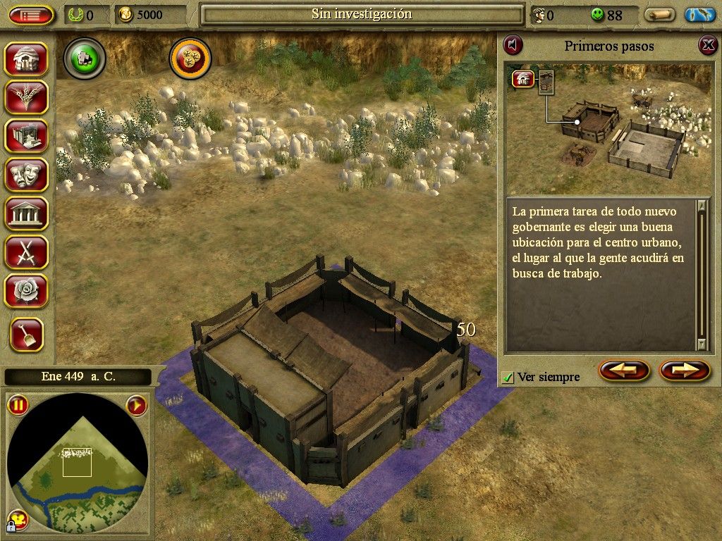 Screenshot of CivCity: Rome (Windows, 2006) - MobyGames