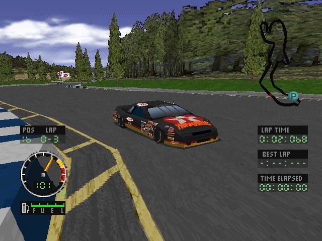 Screenshot of Andretti Racing (PlayStation, 1996) - MobyGames