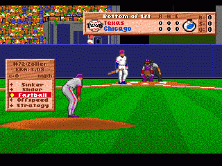 Screenshot of HardBall III (Genesis, 1992) - MobyGames