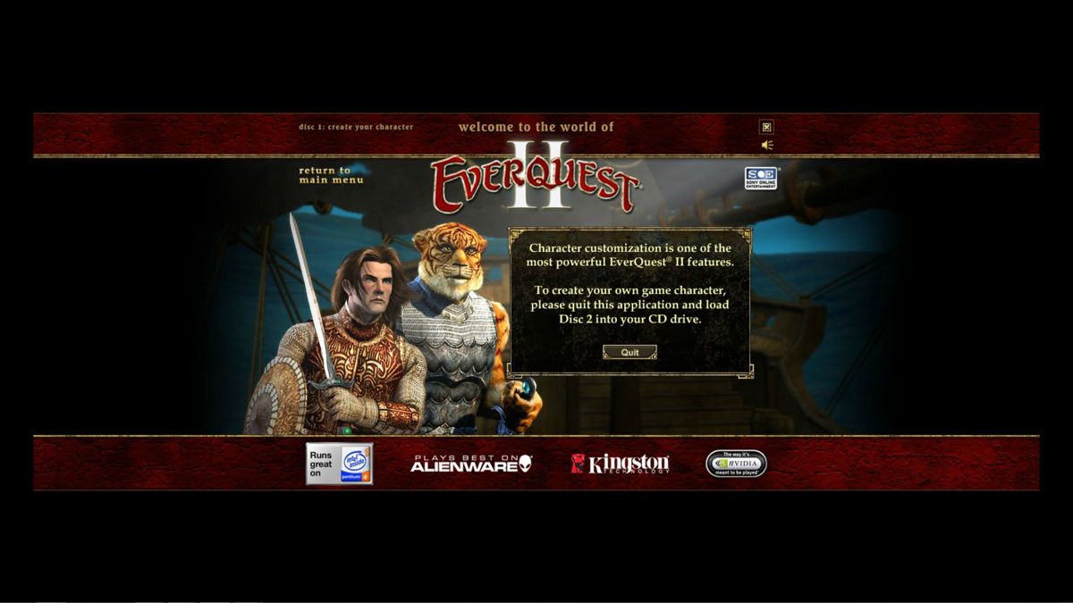 Screenshot of EverQuest II (Pre-Order CD) (Windows, 2004) - MobyGames