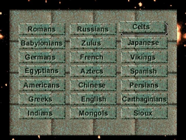 Screenshot of Sid Meier's Civilization II (PlayStation, 1996) - MobyGames