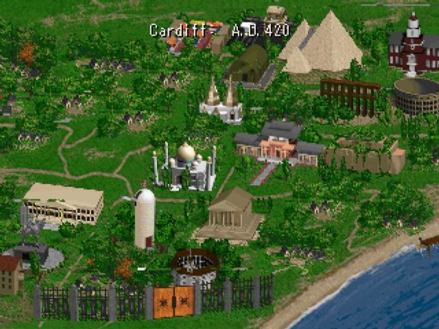Screenshot of Sid Meier's Civilization II (PlayStation, 1996) - MobyGames
