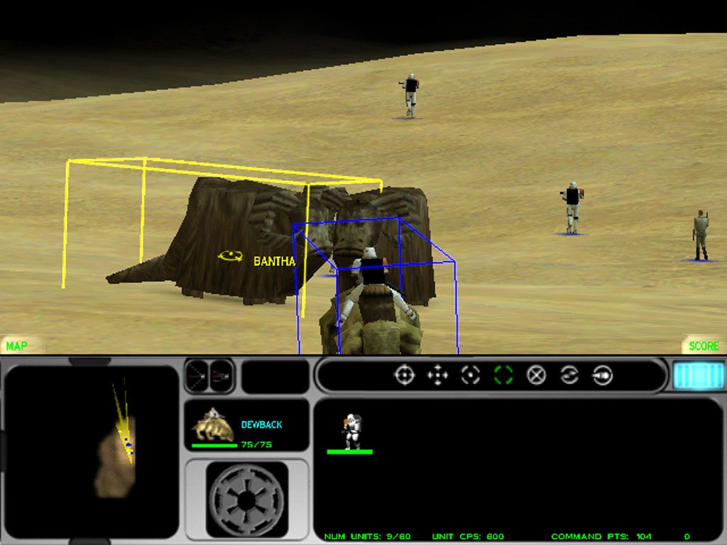 Screenshot of Star Wars: Force Commander (Windows, 2000) - MobyGames