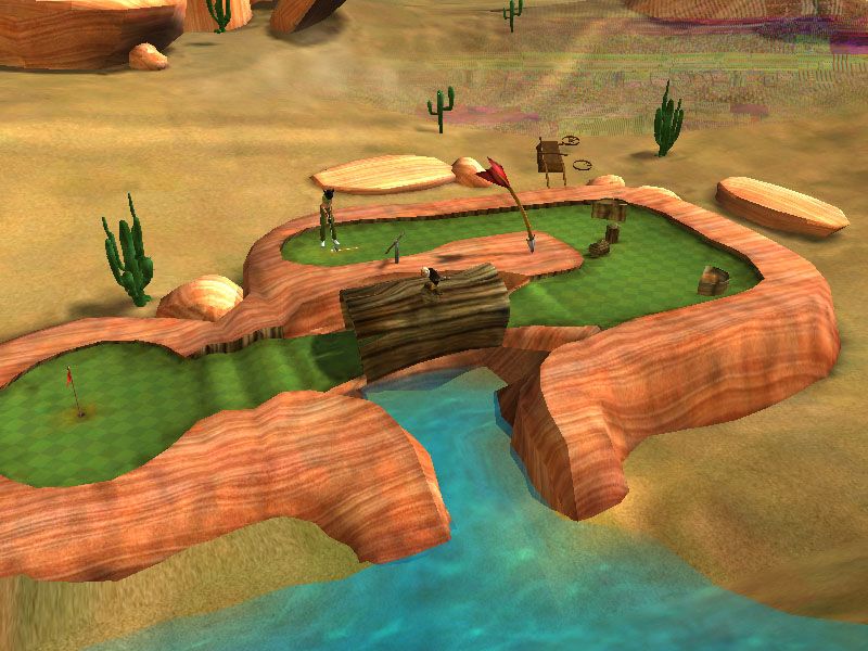 Screenshot of 3D Ultra Mini Golf Adventures: Wild West (Windows, 2007) - MobyGames
