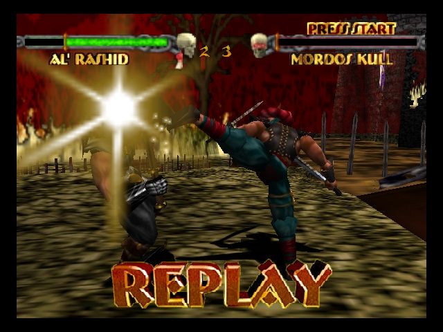 Screenshot of Mace: The Dark Age (Nintendo 64, 1997) - MobyGames