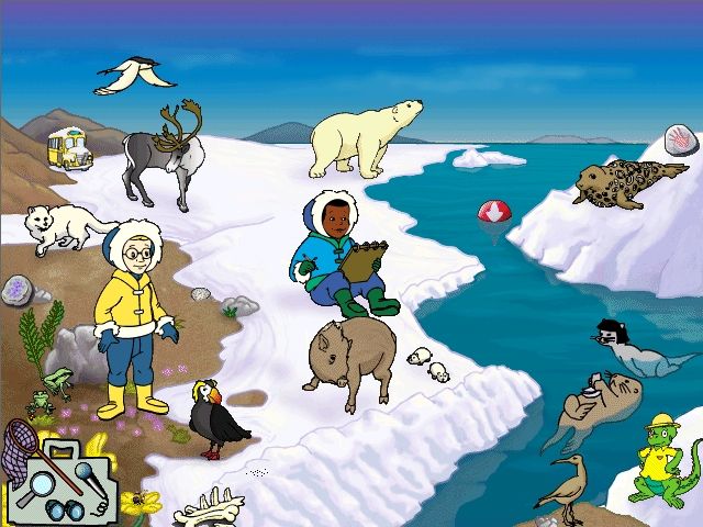 Screenshot of Scholastic's The Magic School Bus Explores the World of ...