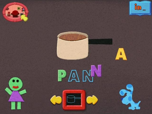 Screenshot of Blue's Clues: Blue's ABC Time Activities (Windows, 1999 ...