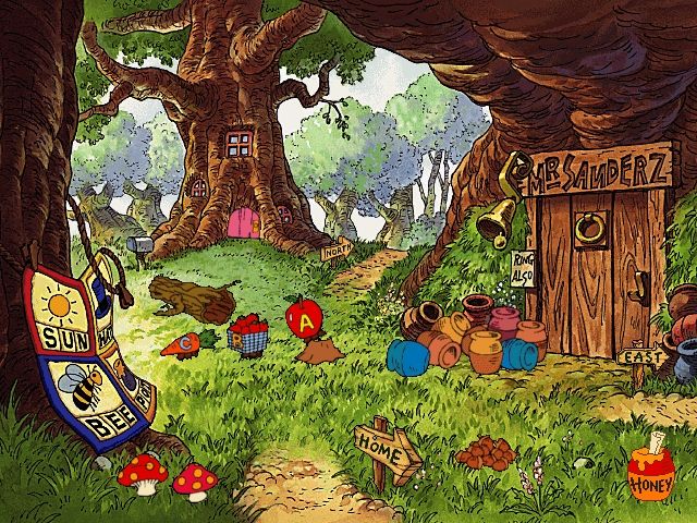 Screenshot of Disney's Ready to Read with Pooh (Windows, 1997) - MobyGames