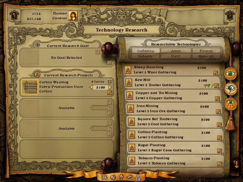 Screenshot of Imperialism II: The Age of Exploration (Windows, 1999) - MobyGames