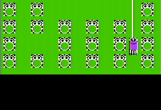 Screenshot of Invisible Bugs (Apple II, 1989) - MobyGames