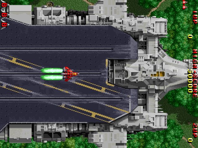 Screenshot of The Raiden Project (PlayStation, 1995) - MobyGames