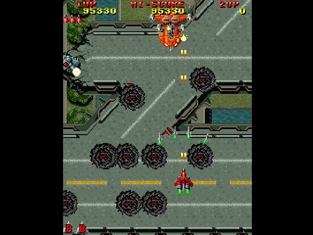 Screenshot of The Raiden Project (PlayStation, 1995) - MobyGames