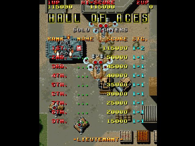 Screenshot of The Raiden Project (PlayStation, 1995) - MobyGames