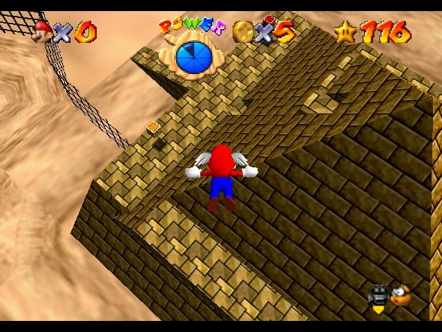 Screenshot of Super Mario 64 (Nintendo 64, 1996) - MobyGames