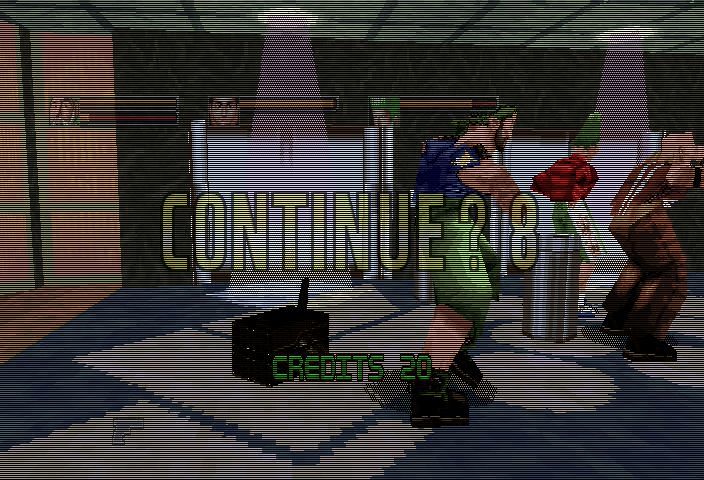 Screenshot of Die Hard Arcade (SEGA Saturn, 1996) - MobyGames