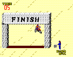 Screenshot of Enduro Racer (SEGA Master System, 1987) - MobyGames