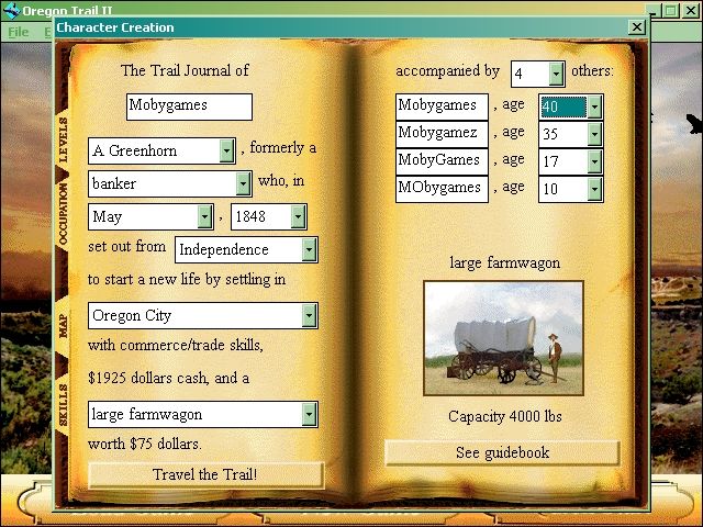 Screenshot of Oregon Trail II (Windows, 1995) - MobyGames