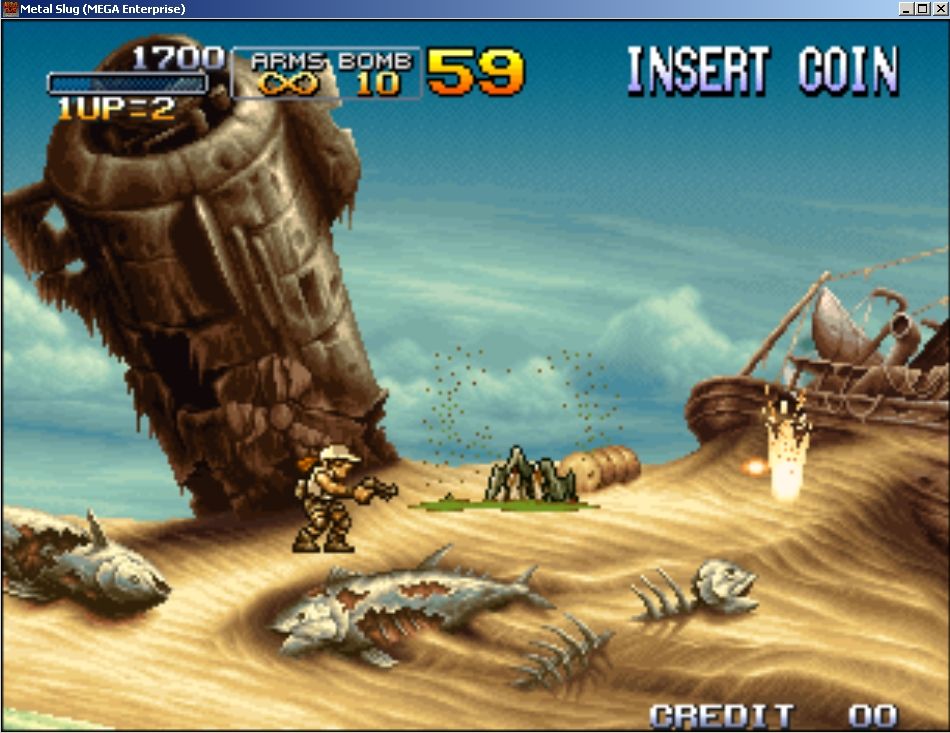 Screenshot of Metal Slug: Collector's Edition (Windows, 2002) - MobyGames