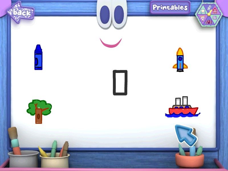 Screenshot of Blue's Room: Blue Talks! (Windows, 2004) - MobyGames