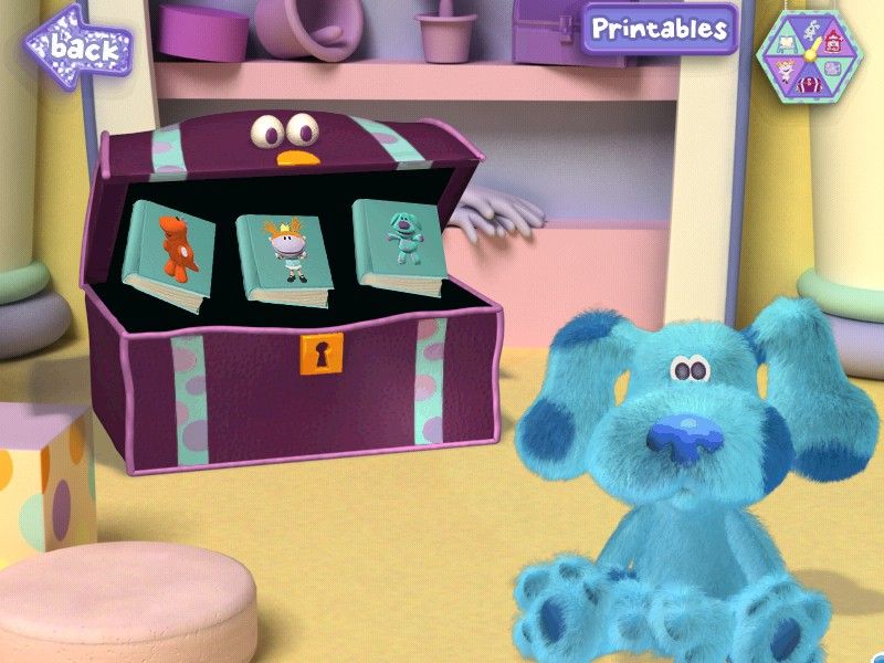 Screenshot of Blue's Room: Blue Talks! (Windows, 2004) - MobyGames