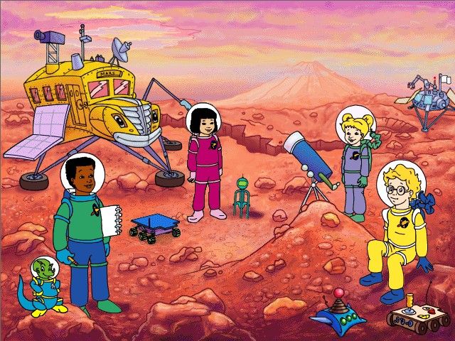 Screenshot of Scholastic's The Magic School Bus Lands on Mars: Activity ...