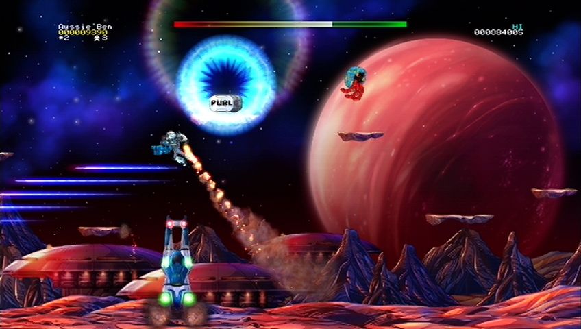 Screenshot of Jetpac Refuelled (Xbox 360, 2007) - MobyGames