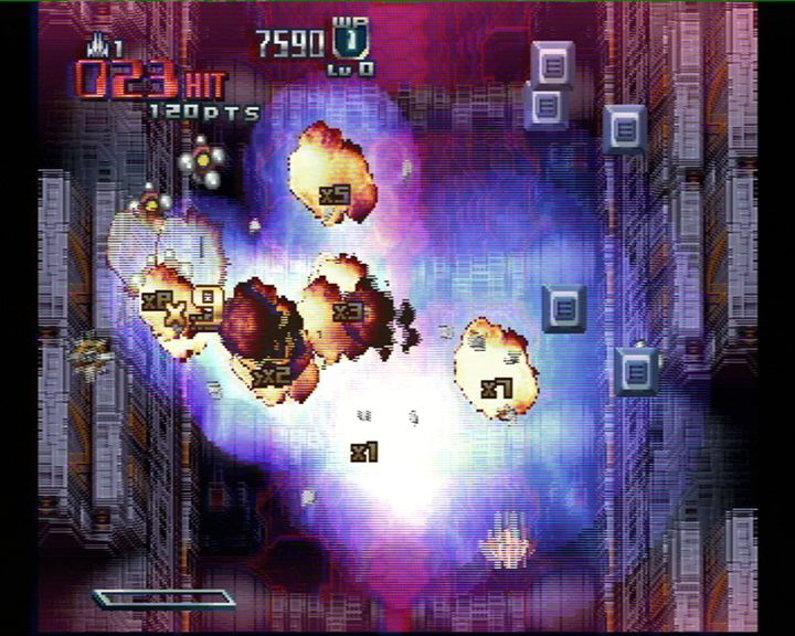 Screenshot of Zanac X Zanac (PlayStation, 2001) - MobyGames