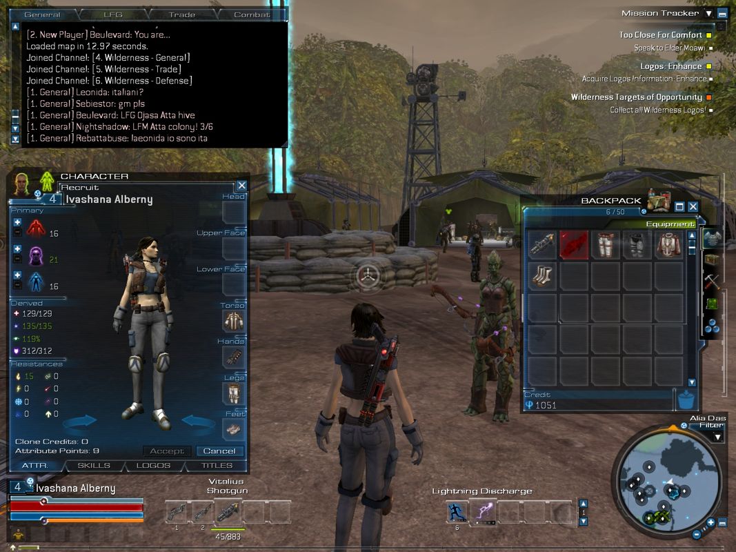 Screenshot of Richard Garriott's Tabula Rasa (Windows, 2007) - MobyGames
