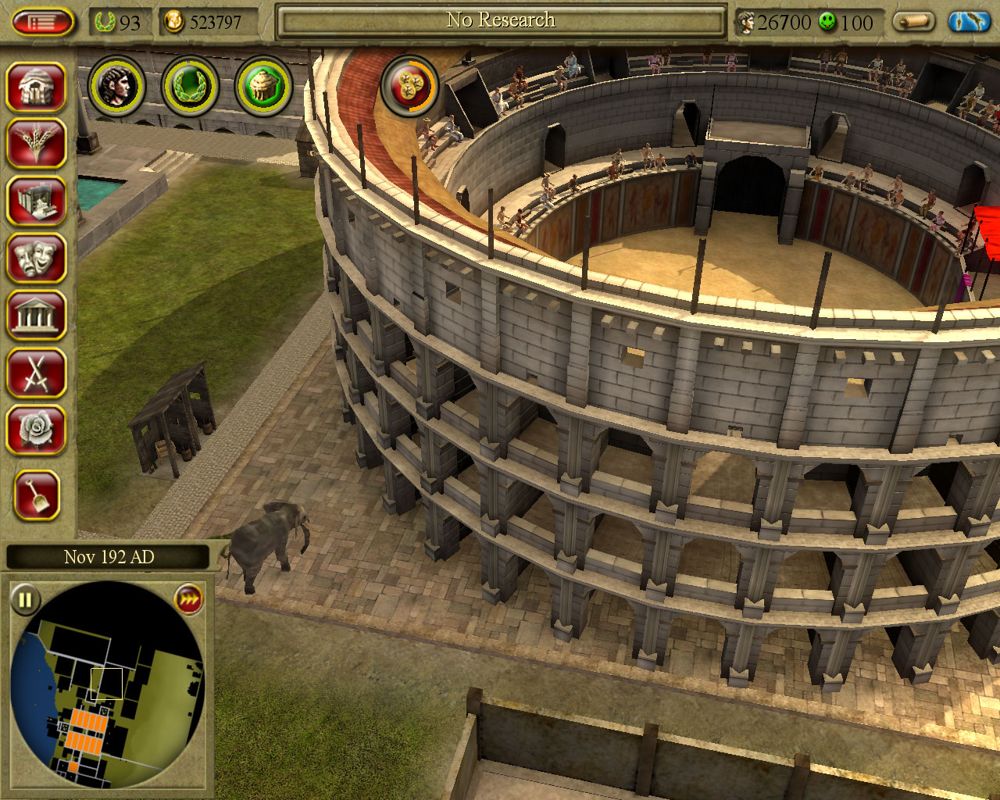 Screenshot of CivCity: Rome (Windows, 2006) - MobyGames