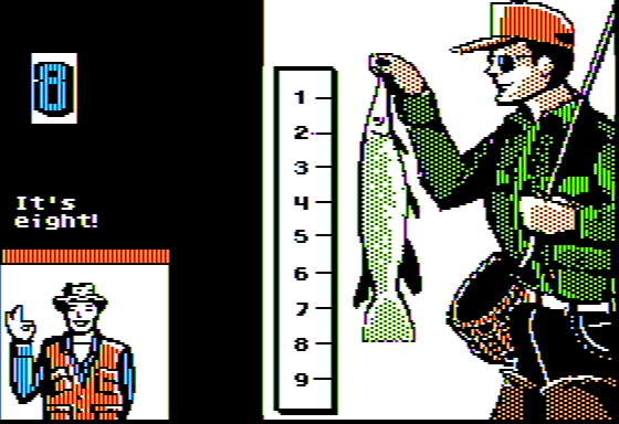Screenshot of Fish Scales (Apple II, 1984) - MobyGames