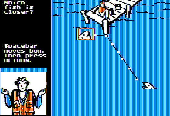 Screenshot of Fish Scales (Apple II, 1984) - MobyGames