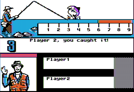 Screenshot of Fish Scales (Apple II, 1984) - MobyGames