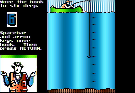 Screenshot of Fish Scales (Apple II, 1984) - MobyGames