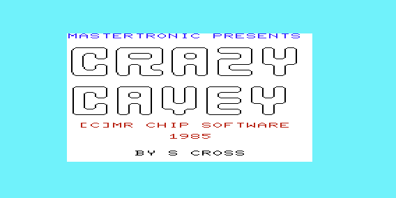Crazy Cavey (1985) - MobyGames