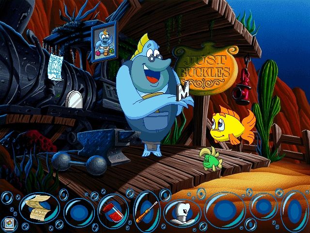 Screenshot of Freddi Fish 4: The Case of the Hogfish Rustlers of Briny ...