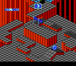 Screenshot of Marble Madness (NES, 1984) - MobyGames
