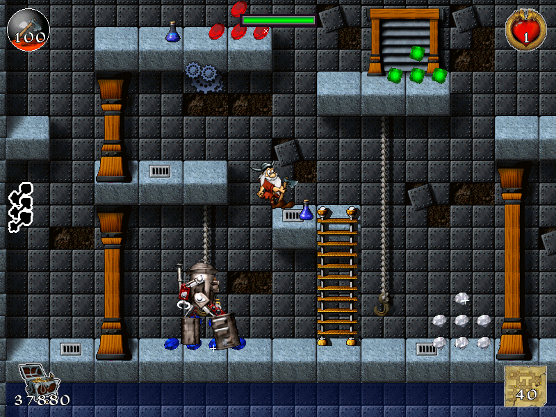 Screenshot of Brave Dwarves: Back for Treasures (Windows, 2004) - MobyGames