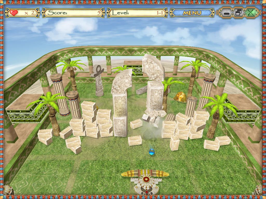 Screenshot of Egyptian Ball (Windows, 2008) - MobyGames