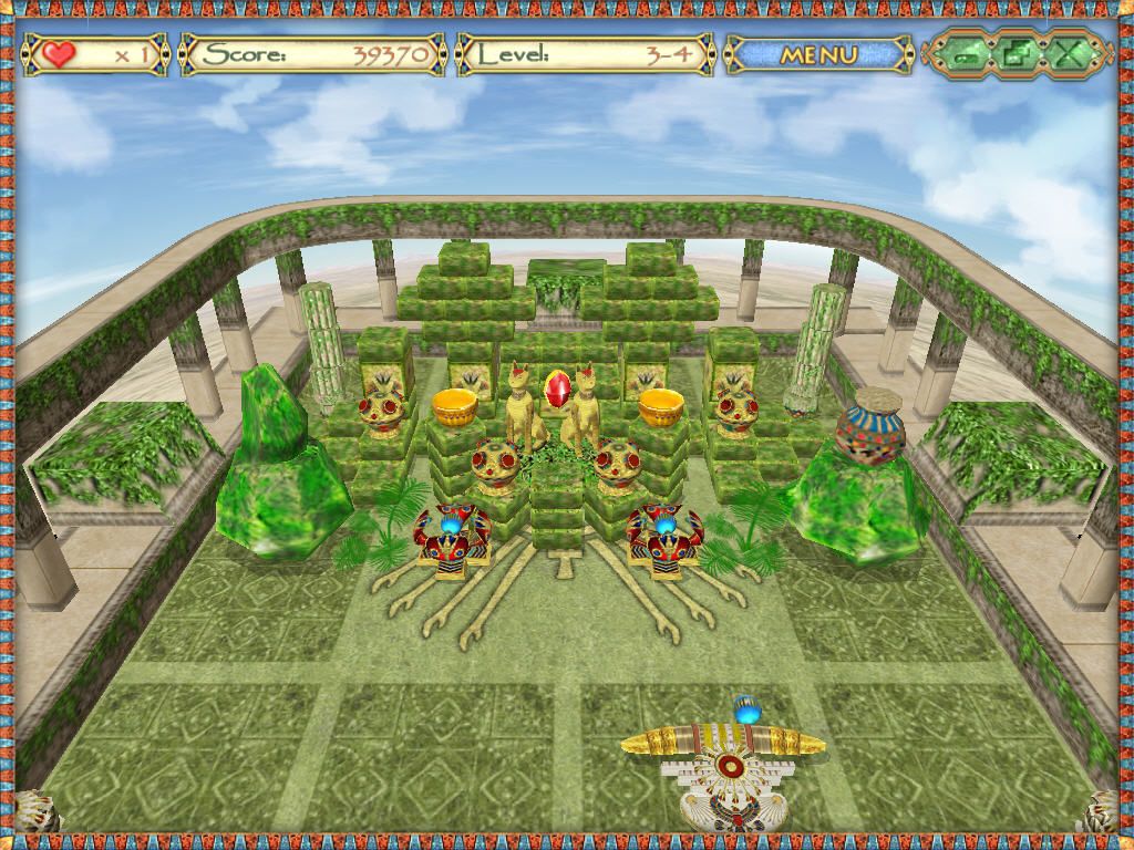 Screenshot of Egyptian Ball (Windows, 2008) - MobyGames