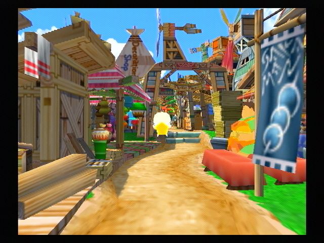 Screenshot of Magic Pengel: The Quest for Color (PlayStation 2, 2002 ...