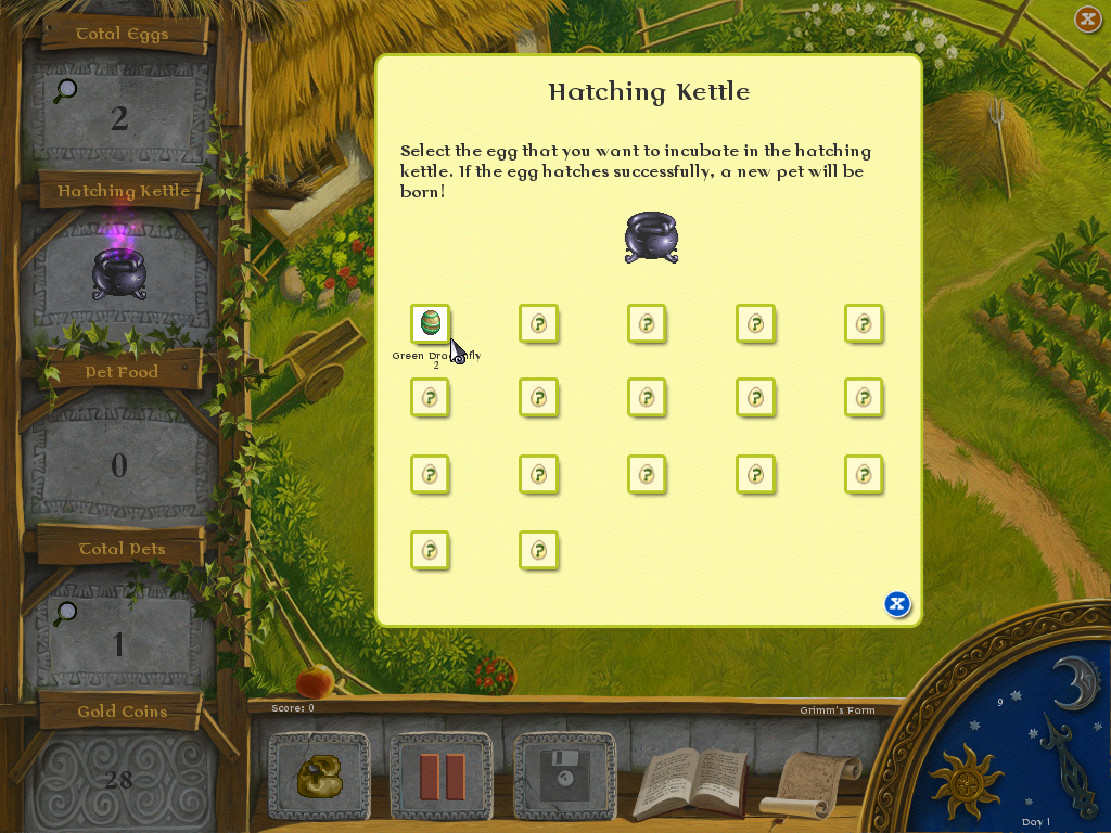 Screenshot of Grimm's Hatchery (Windows, 2007) - MobyGames