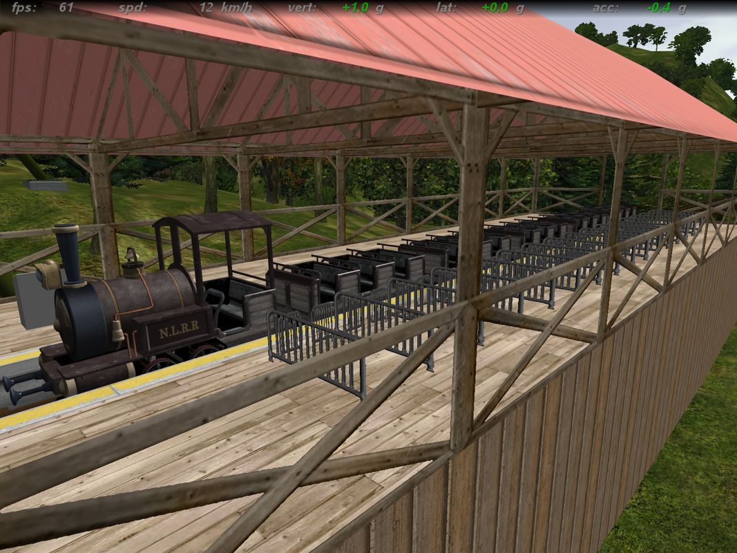 Screenshot of NoLimits Roller Coaster Simulation (Windows, 2001 ...