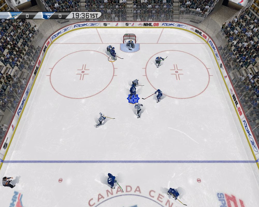 Screenshot of NHL 08 (Windows, 2007) - MobyGames