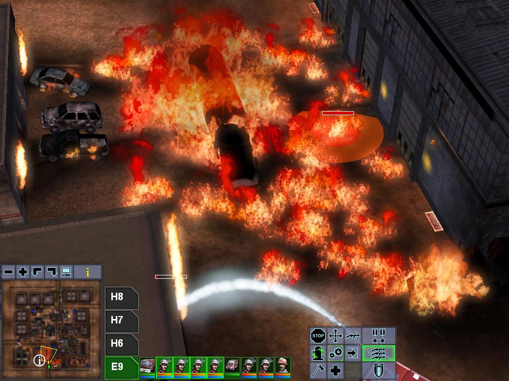 Screenshot of Firefighter Command: Raging Inferno (Windows, 2004 ...